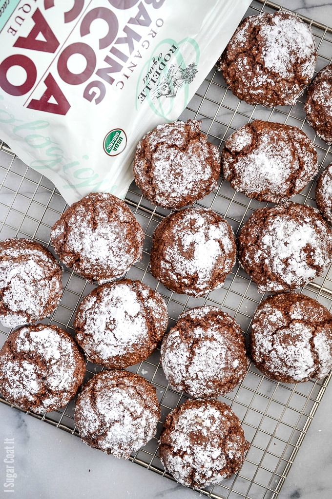 Chocolate Hazelnut Amaretti Cookies - I Sugar Coat It